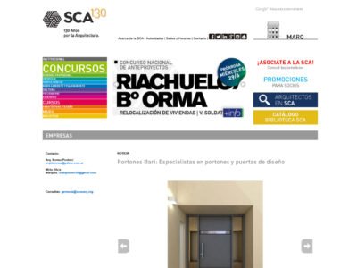 Portones Bari: Especialistas en portones y puertas de diseño / Prensa ...